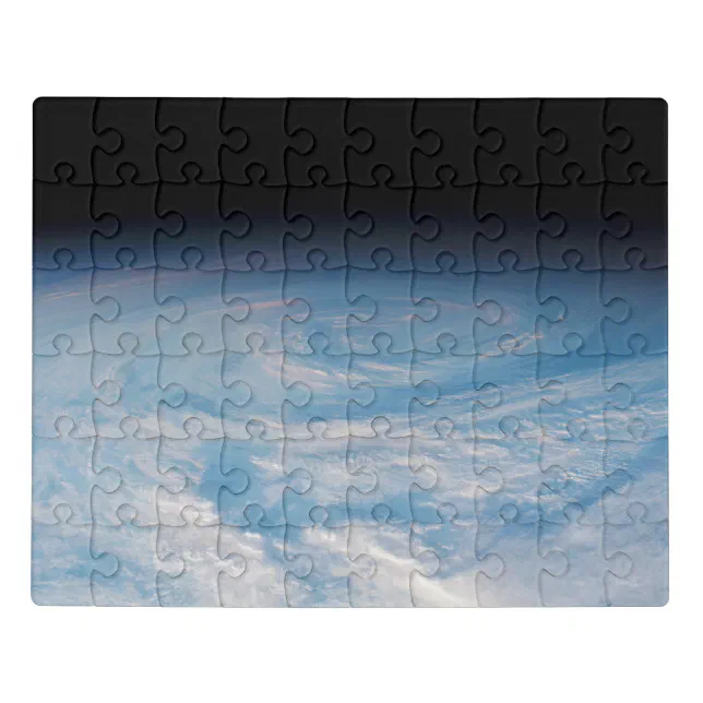 Circular Cloud Formation Over South Pacific Ocean. Jigsaw Puzzle | Zazzle