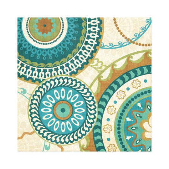 Circular Patterns Canvas Print | Zazzle.com