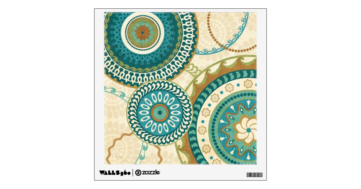 Circular Patterns Wall Decal | Zazzle