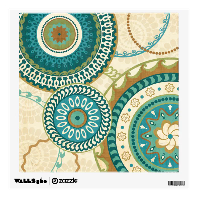 Circular Patterns Wall Decal | Zazzle