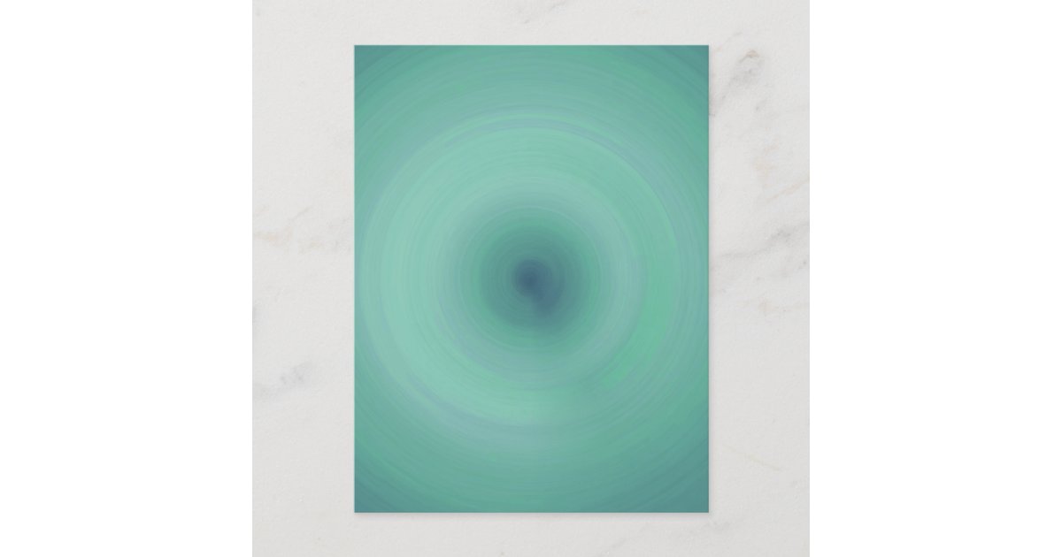Circular Texture Background - Teal Postcard | Zazzle