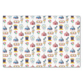 Circus Carnival Icon Pattern Tissue Paper | Zazzle