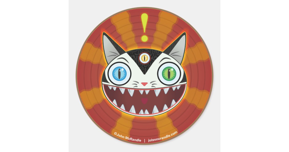 Circus Cat Sticker | Zazzle