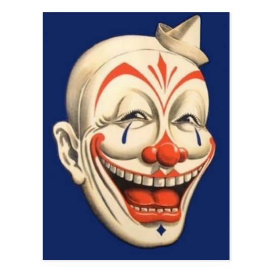 Circus Clown Postcard | Zazzle.com