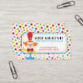 Circus Clown Punch Card | Zazzle