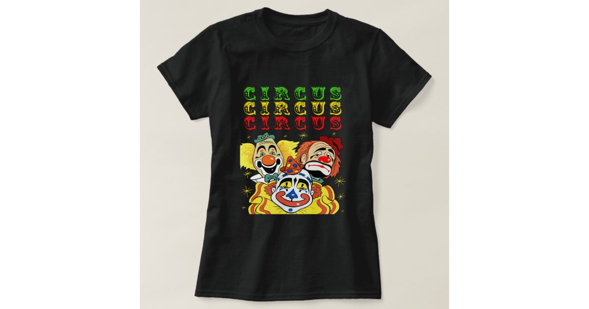 Circus Clowns T-Shirt | Zazzle