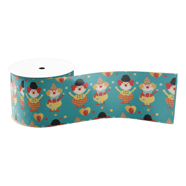 Circus Grosgrain Ribbon | Zazzle