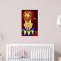 Circus Lion Poster Print | Zazzle
