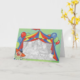 CIRCUS PARTY CARD | Zazzle
