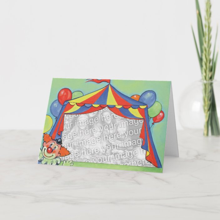 CIRCUS PARTY CARD | Zazzle.com