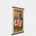 Circus Poster Showing Louis Cyr With Arms Crossed Hanging Tapestry | Zazzle