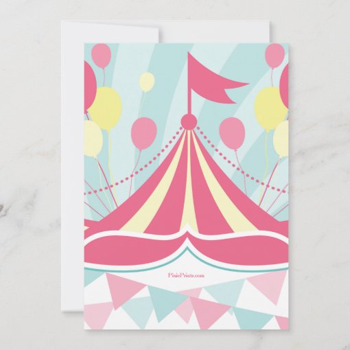 Circus Tent Invitation | Zazzle