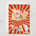 Circus Theme Birthday Party Invitation | Zazzle