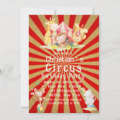 Circus Theme Birthday Party Invitation | Zazzle