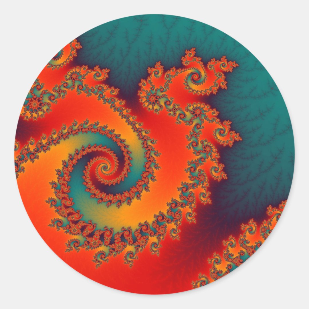 Circus Triple Twirl Stickers | Zazzle