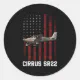 Cirrus Sr22 Aircraft Classic Round Sticker | Zazzle