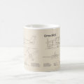 Cirrus SR22 - Airplane Blueprint Drawing Plans SD Coffee Mug | Zazzle