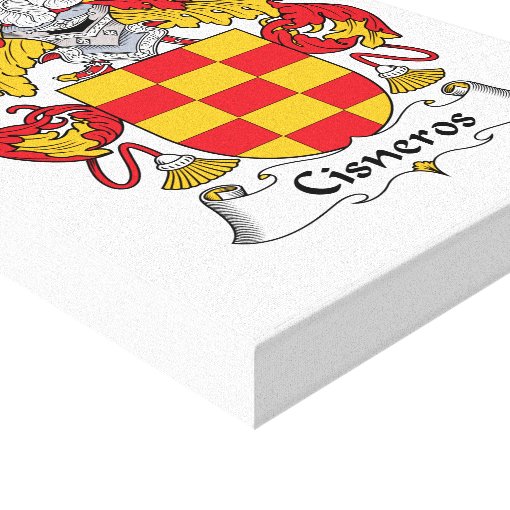 Cisneros Family Crest Canvas Print | Zazzle