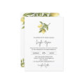 CITRON Lemon Wedding Invitation | Zazzle