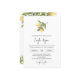 CITRON Lemon Wedding Invitation | Zazzle