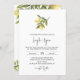 CITRON Lemon Wedding Invitation | Zazzle