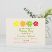 Citrus Birthday Party Invitation | Zazzle