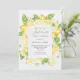 Citrus Lemon Tree Bachelorette Party Invitation | Zazzle