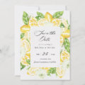 Citrus Lemon Tree Elegant Save The Date Invitation | Zazzle