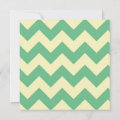 Citrus Lime Chevron Birthday Party Invitations | Zazzle