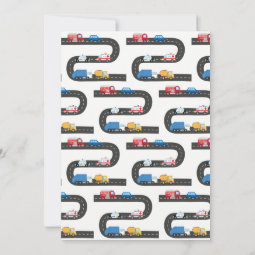 City Cars Invitation, 100% customizable Invitation | Zazzle