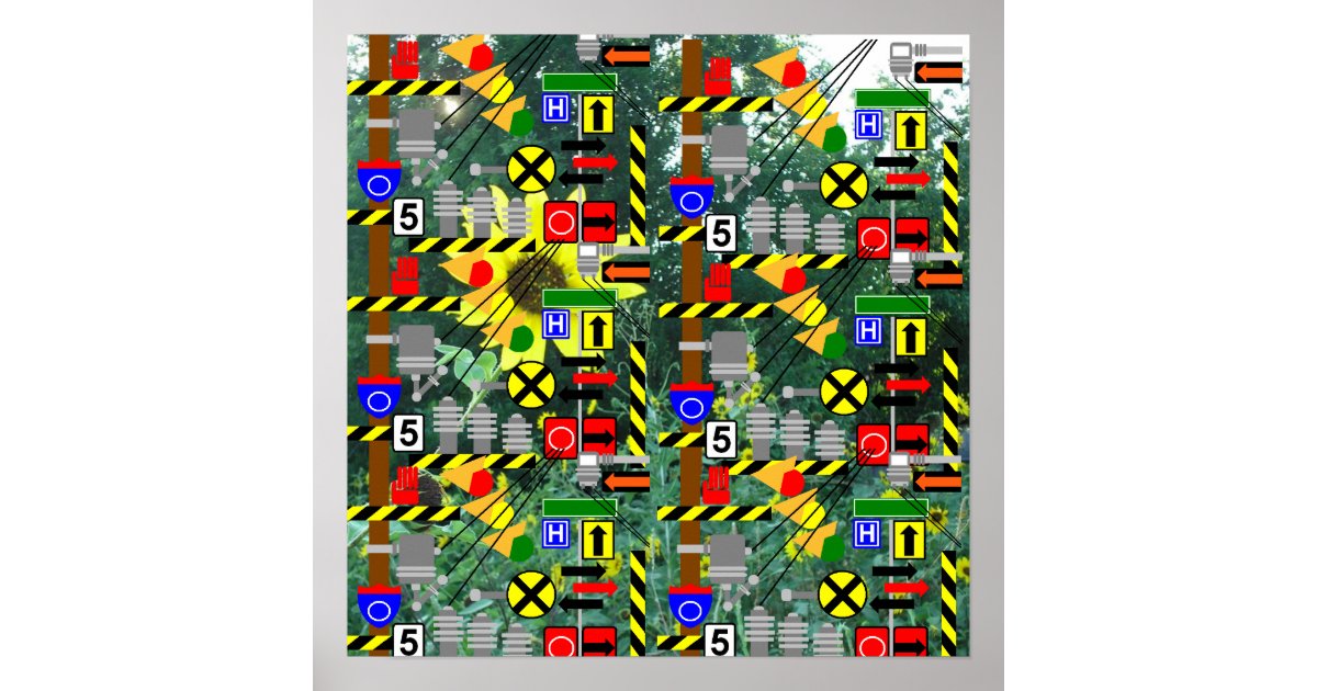 City Clutter Poster | Zazzle