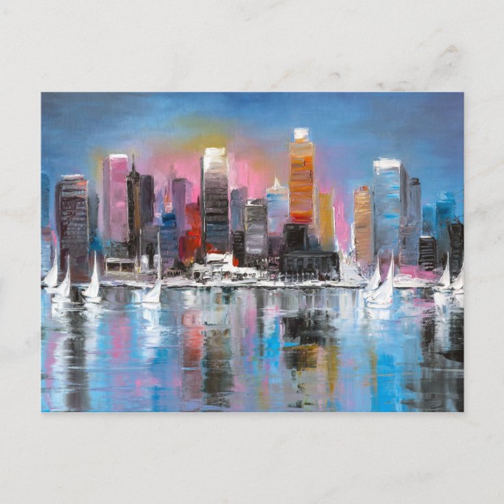 City coast postcard | Zazzle