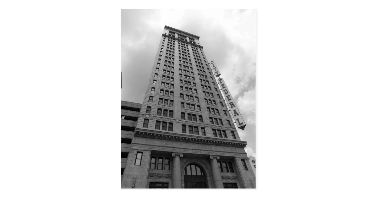 City Federal Building - Downtown Birmingham Postcard | Zazzle.com