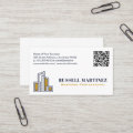 City Logo | Real Estate | QR Code Business Card | Zazzle