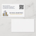 City Logo | Real Estate | QR Code Business Card | Zazzle