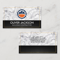 City Logo | Simple Clean Business Card | Zazzle