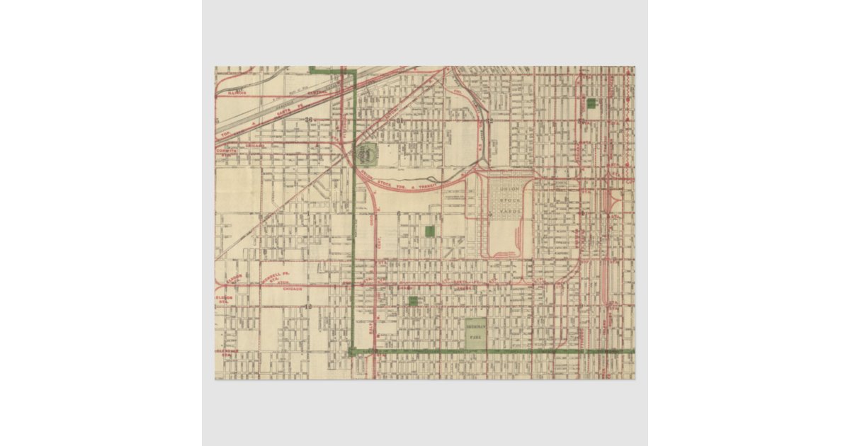 City Map Series Design 1 Tissue Paper | Zazzle