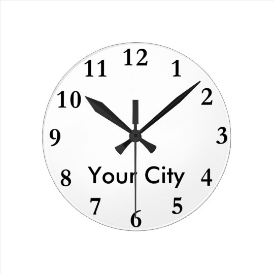 Cities of the world clock Template | Zazzle.com