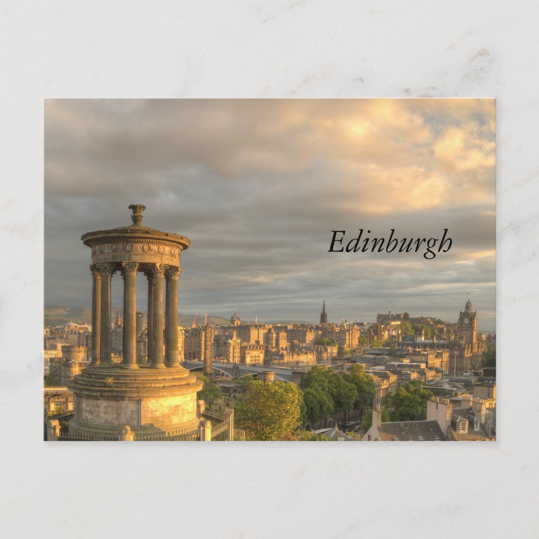 City of Edinburgh Postcard | Zazzle