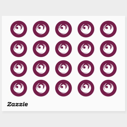 City of Phoenix Official Logo Classic Round Sticker | Zazzle