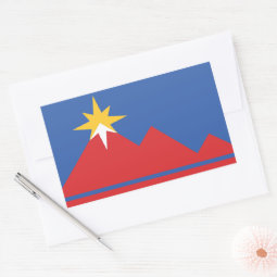 City of Pocatello Flag Stickers | Zazzle