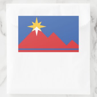 City of Pocatello Flag Stickers | Zazzle