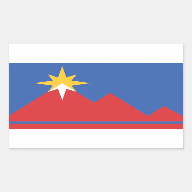 City of Pocatello Flag Stickers | Zazzle