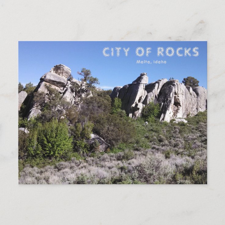 City of Rocks National Preserve Post Card | Zazzle