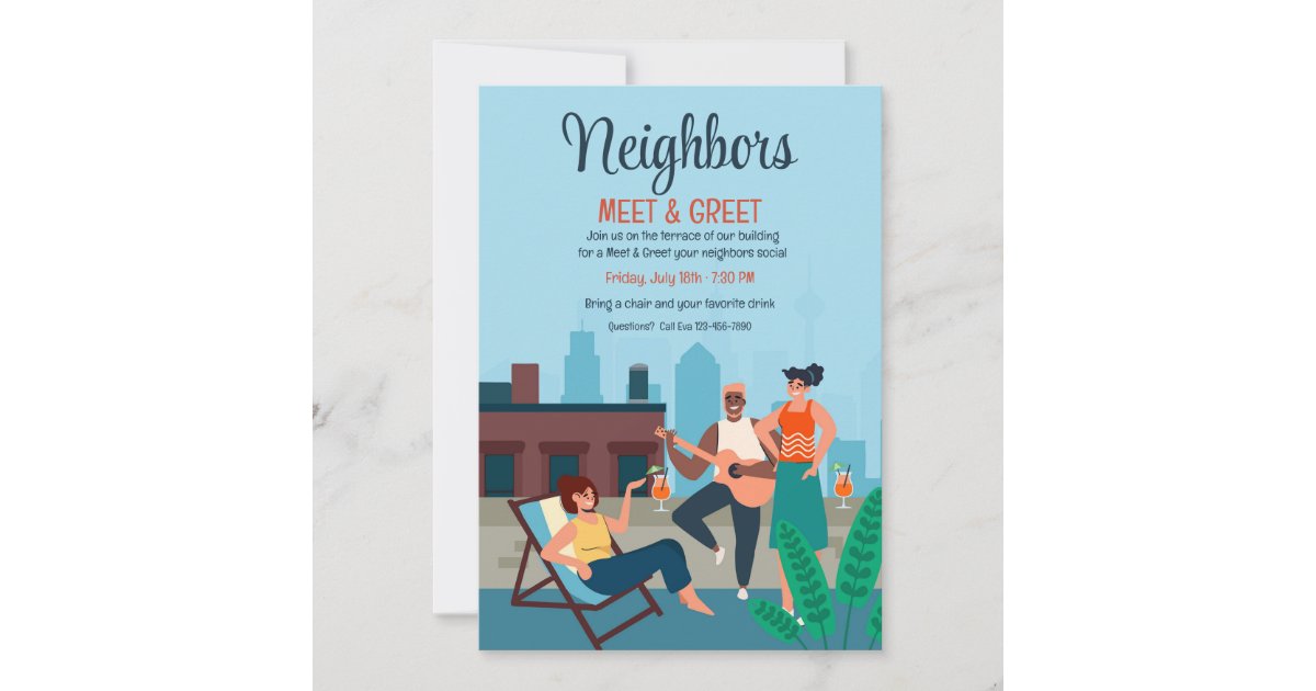 City Rooftop Party Invitation | Zazzle