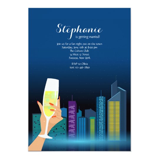 City Toast Party Invitation | Zazzle.com