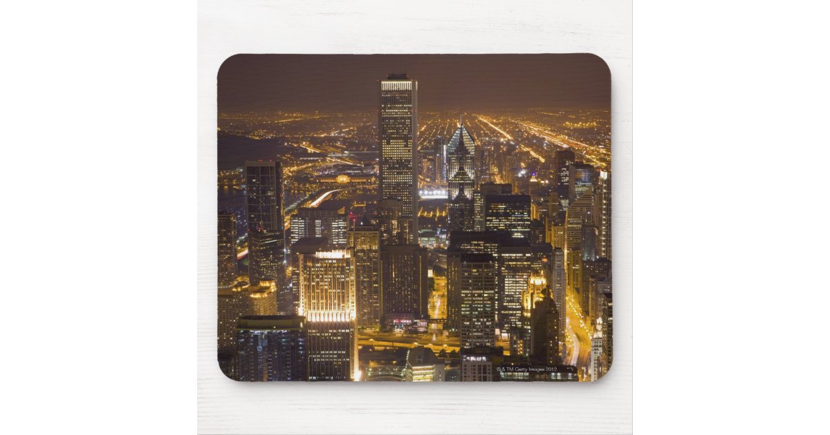 Cityscape of downtown Chicago Mouse Pad | Zazzle
