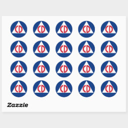 civil defense Sticker | Zazzle