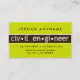 Civil Engineer Business Card | Zazzle