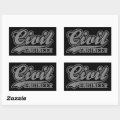 Civil Engineer Rectangular Sticker | Zazzle